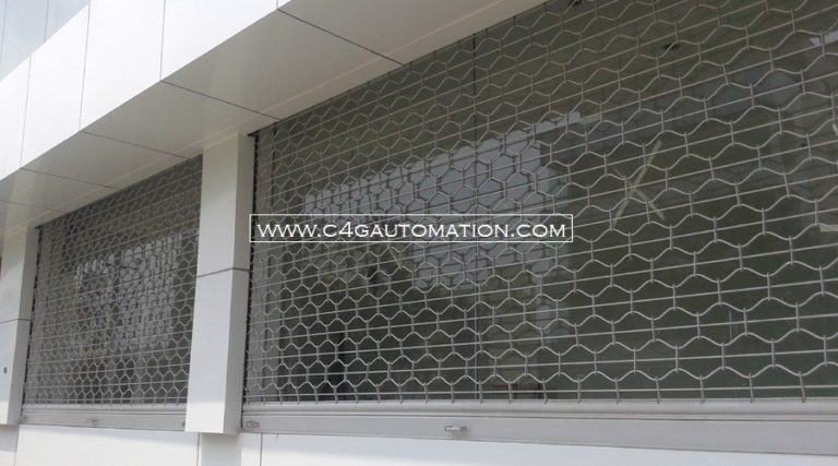 Motorised grill rolling shutter manufacturer dealers Bangalore India